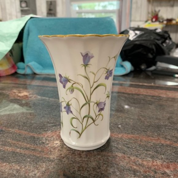 Spode | Accents | Vintage Spode Blue Flower Vase | Poshmark